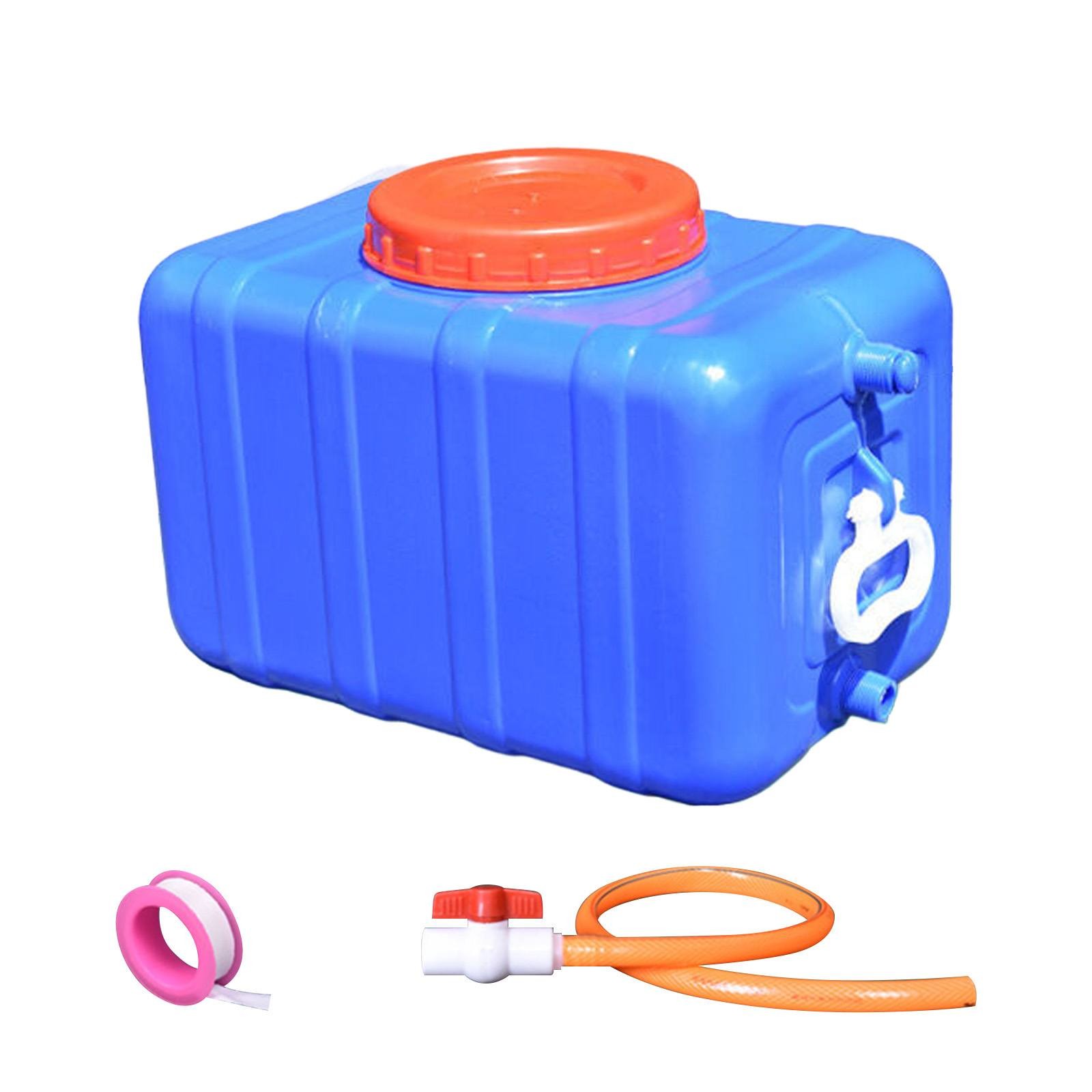 27.5L RV Water Tank with Faucet - Heavy-Duty Mobile Storage Container ...